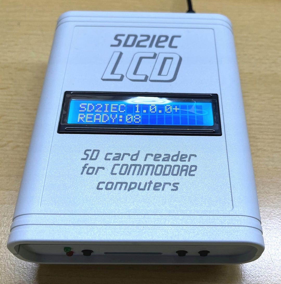 SD2IEC LCD RTC - Sd Card Reader for Commodore 64, C64, C128, VIC-20 ...