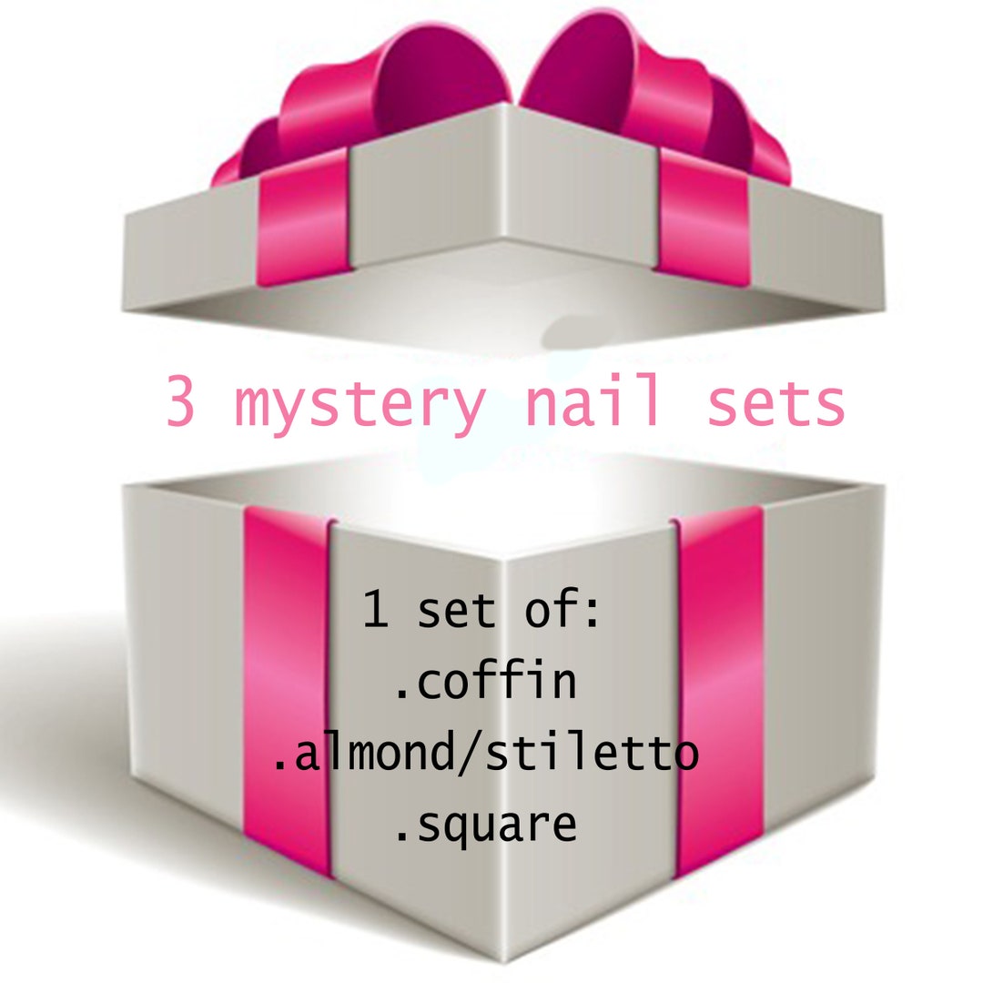 Mystery Nail Set | Press on Nails | Custom Nails | Luxury Nails | GEL X ...