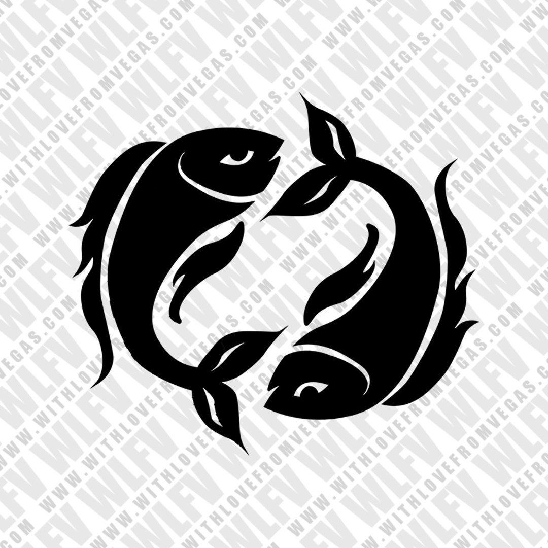 Die Cut Decal Pisces - Etsy