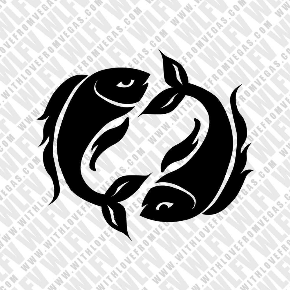 Die Cut Decal Pisces - Etsy