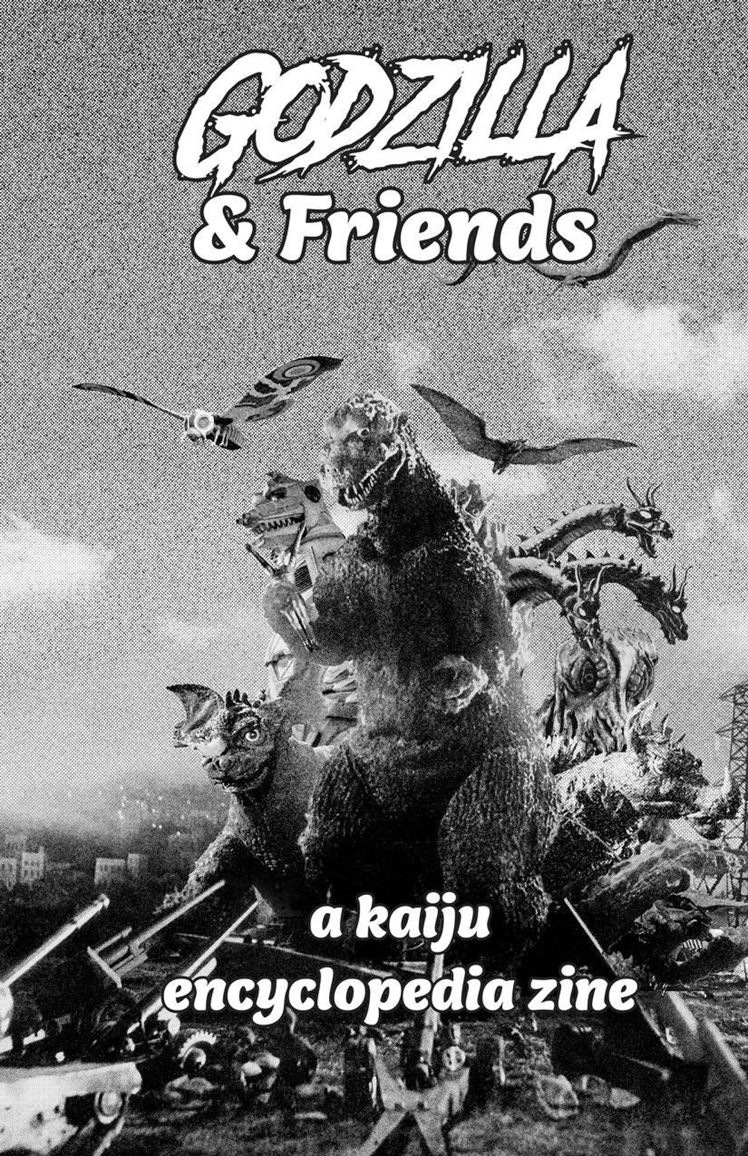 Godzilla and Friends: A Kaiju Encyclopedia Zine - Etsy