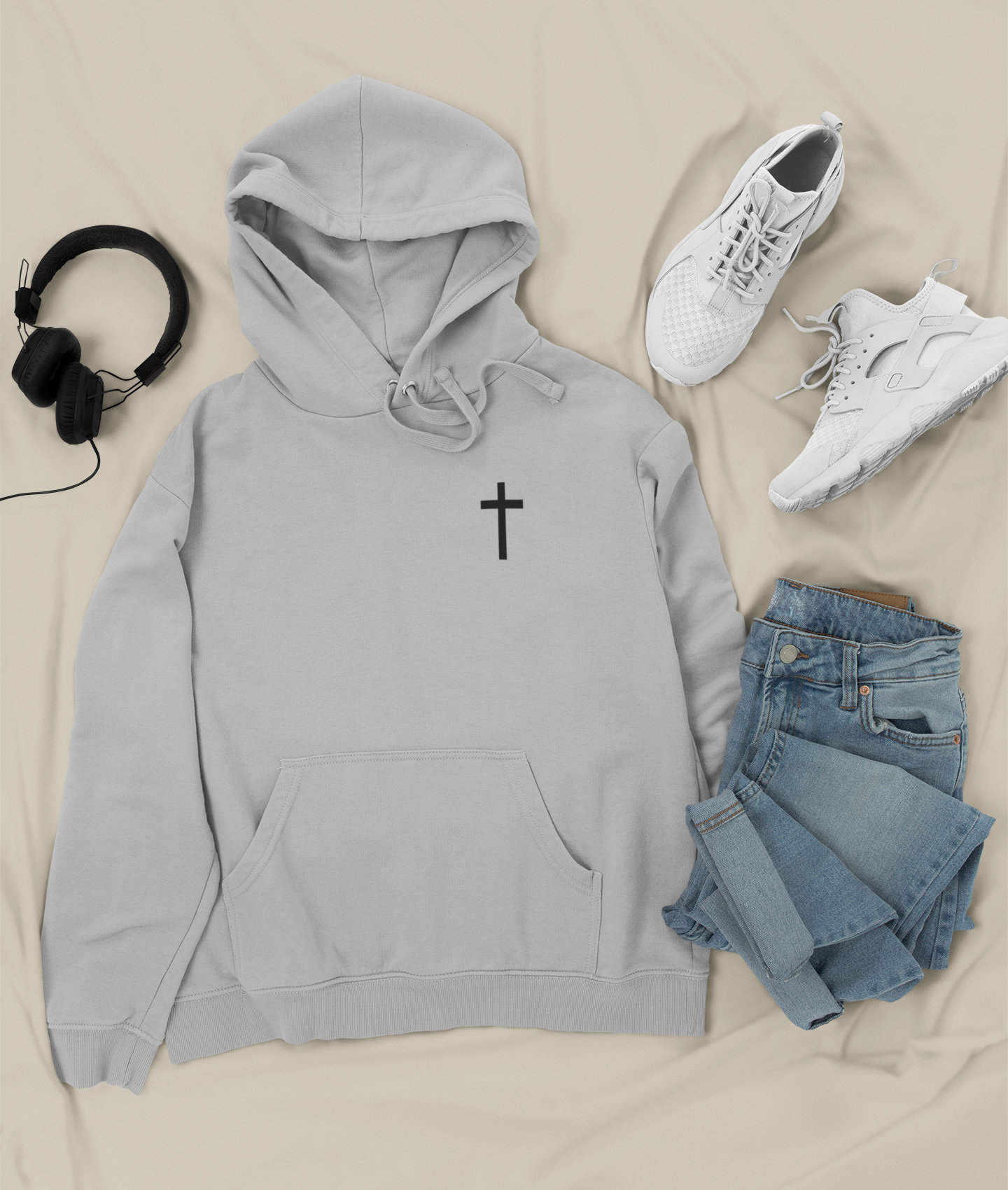 Christian Cross Hoodie, Faith Hoodies, Cross Sweatshirt for Church ...