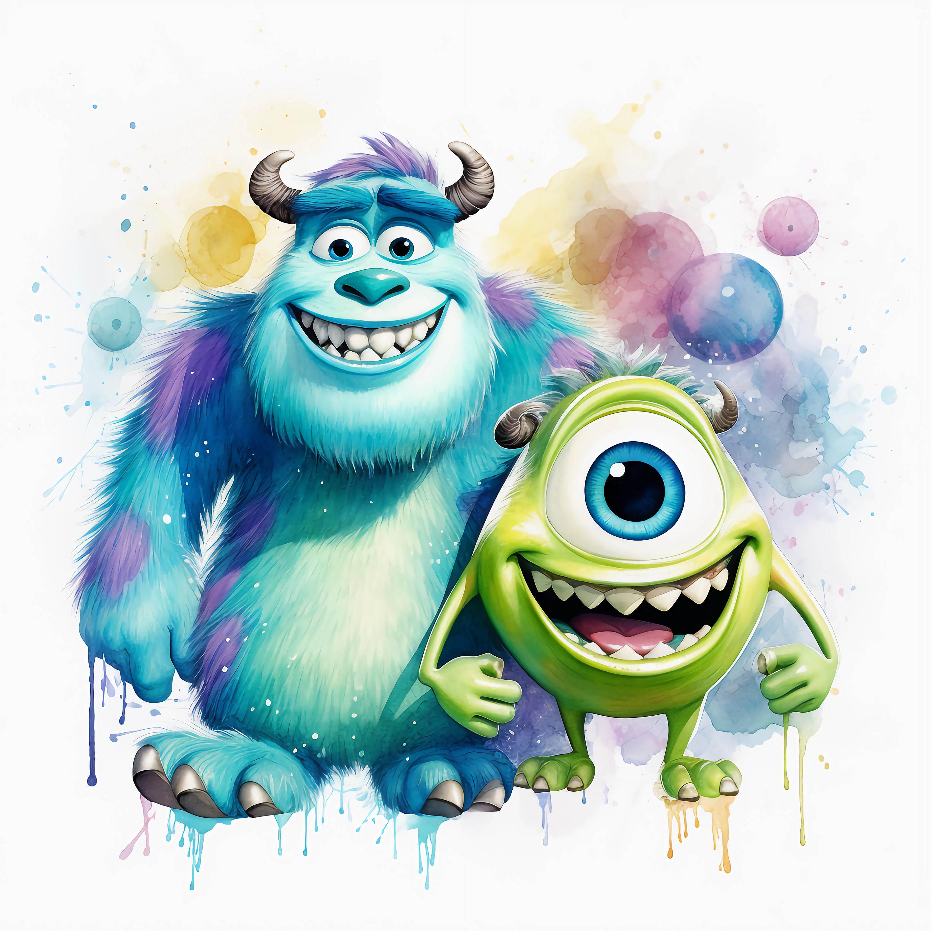 Monster Inc Sully Face Paint