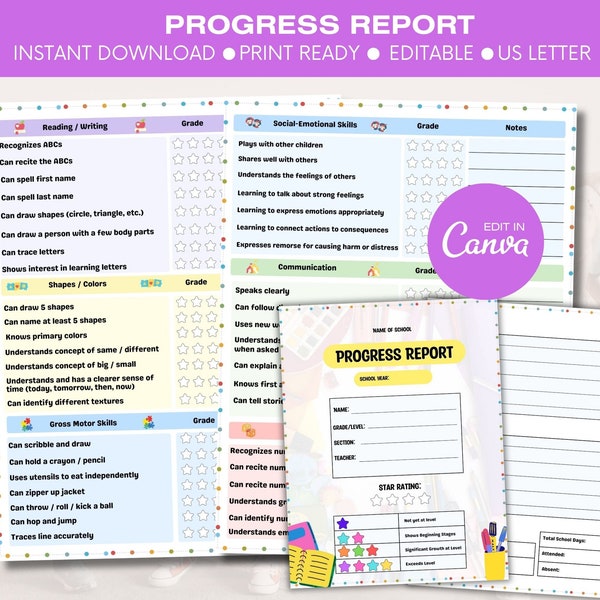 Preschool Assessment - Etsy