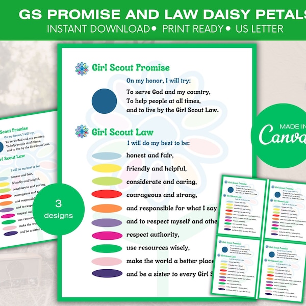 Girl Scout Law - Etsy