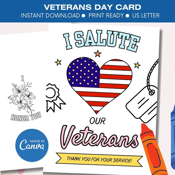 Veterans Day Cards - Etsy