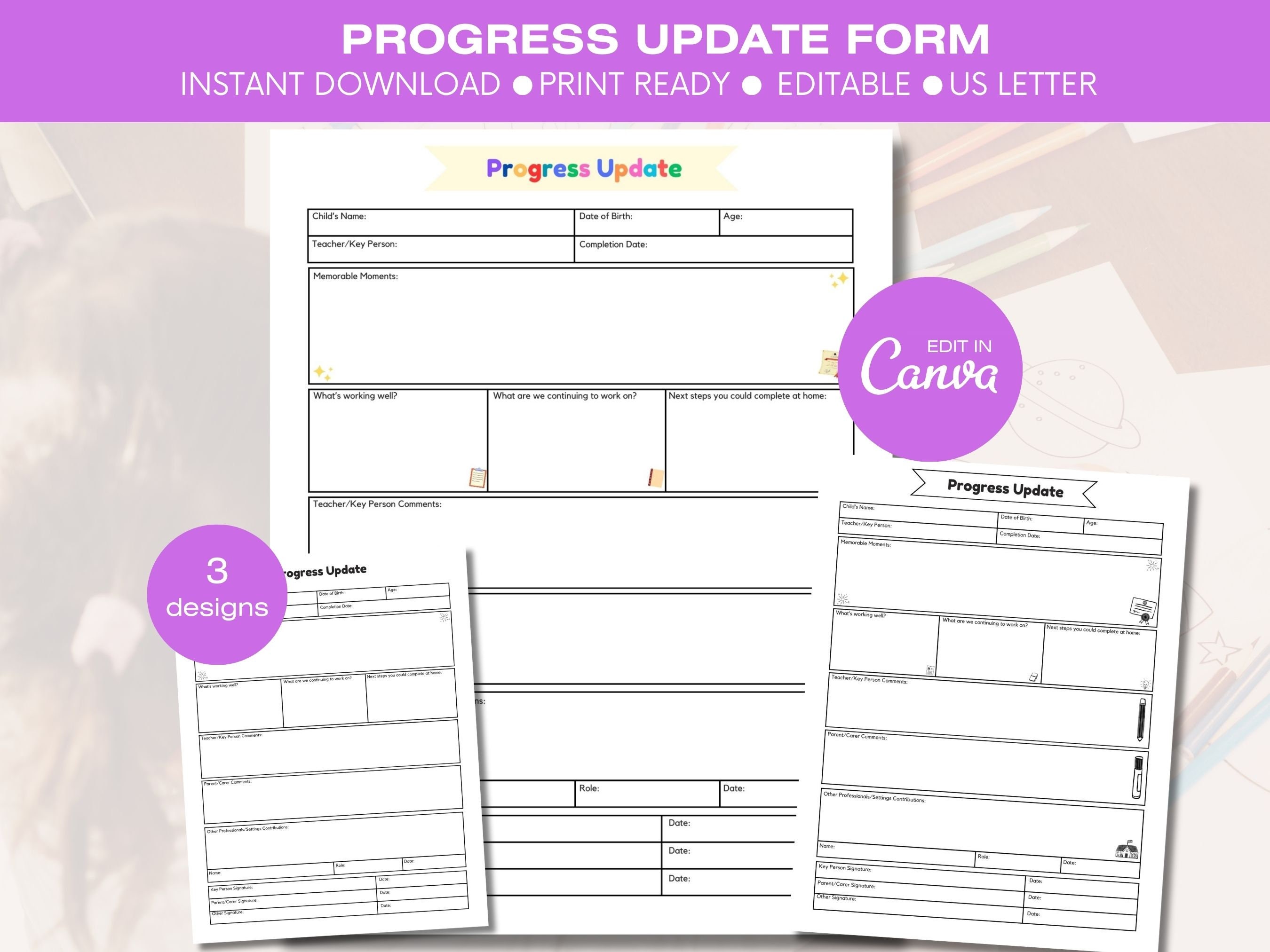 Progress Report Card Template, Student Report Card Template, Progress ...