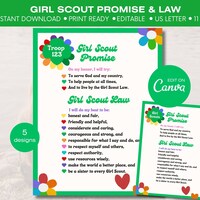 Girl Scout Law - Etsy