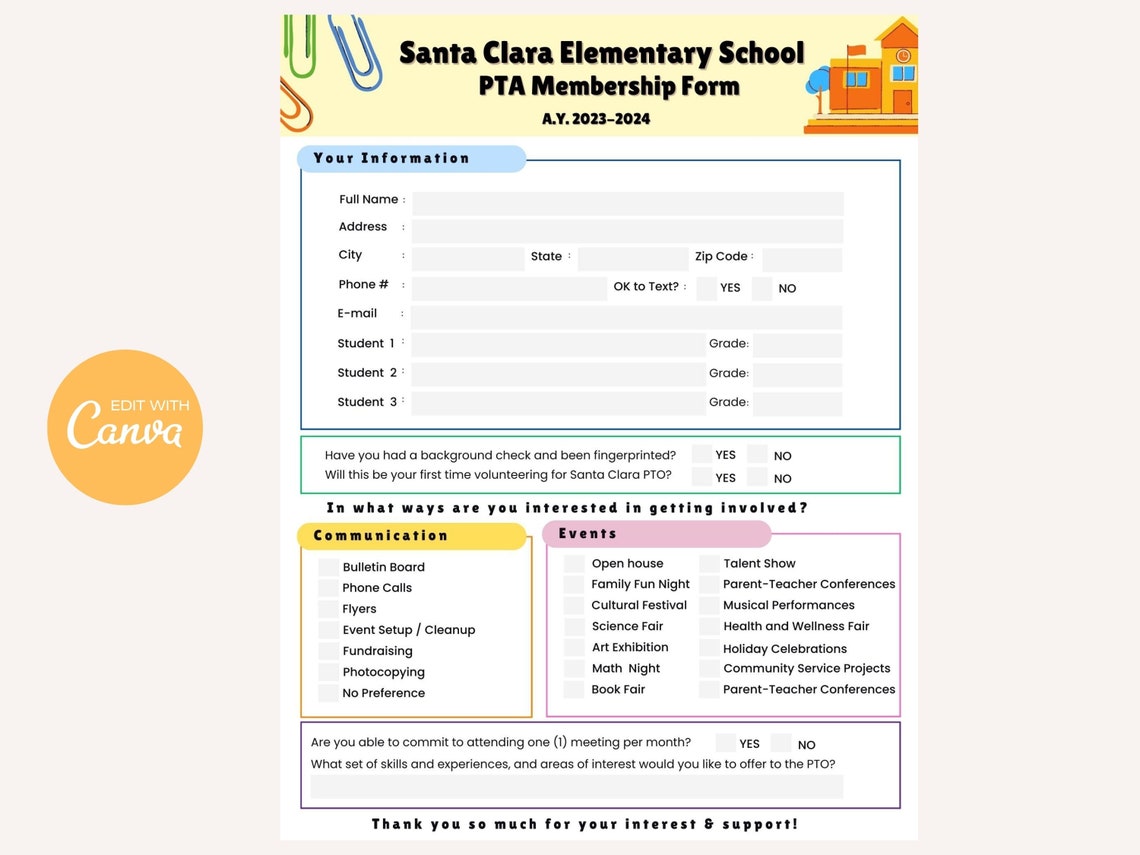 Editable PTA PTO Flyer Bundle, Pta Flyer, Why Join the Pta, Pta Yearly ...