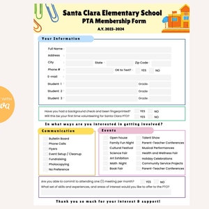 Editable PTA PTO Flyer Bundle, Pta Flyer, Why Join the Pta, Pta Yearly ...