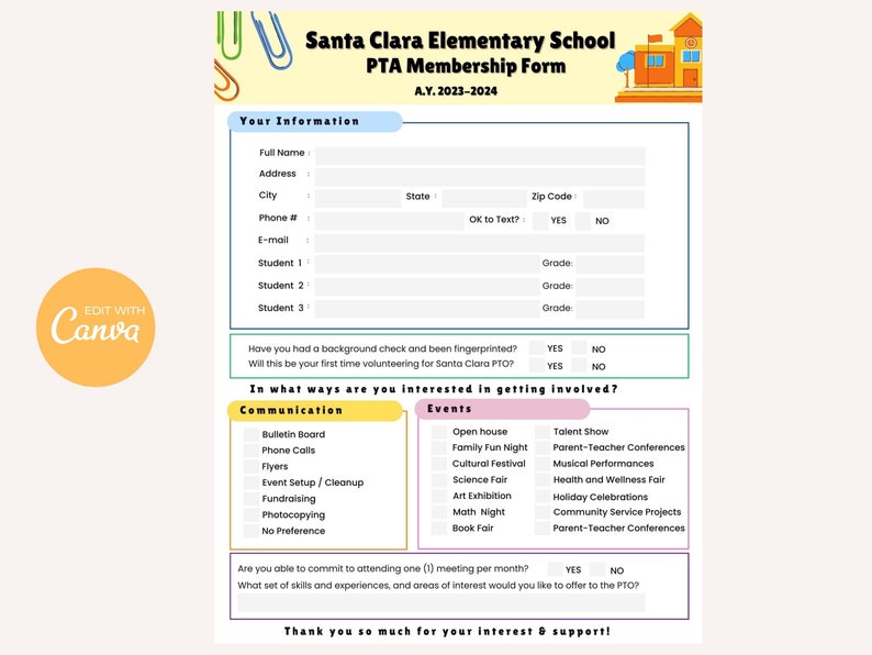 Editable PTA PTO Flyer Bundle, Pta Flyer, Why Join the Pta, Pta Yearly ...