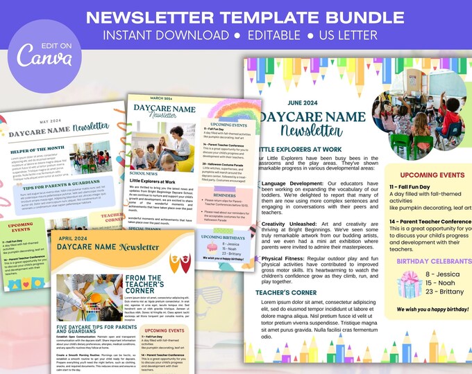 Editable Classroom Newsletter Template, Teacher Newsletter Template ...