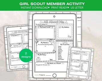 Girl Scout Daisy About Me - Etsy