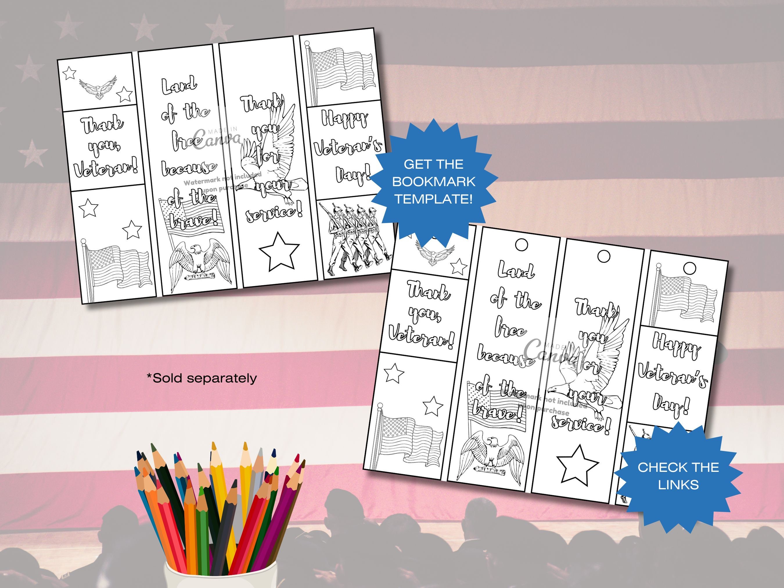 Happy Veterans Day Coloring Page, Veterans Day Thank You Card, Thank ...