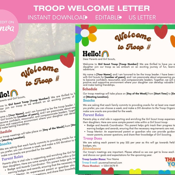 Welcome to Girl Scouts - Etsy