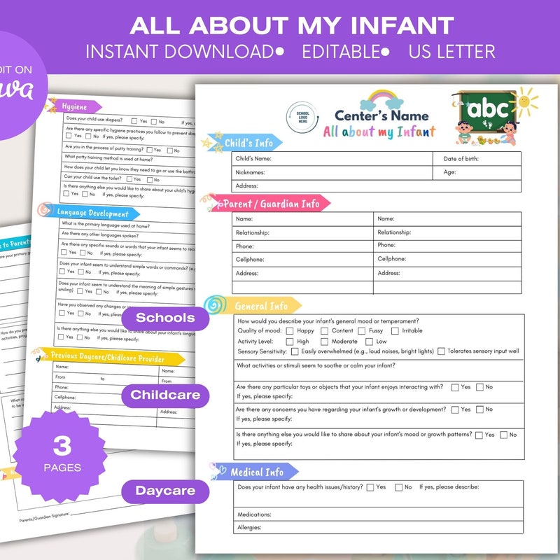 Infant Room Daycare - Etsy