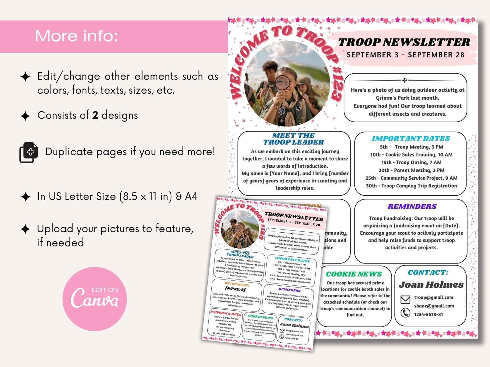 2024 Girl Scout Newsletter, Troop Newsletter, Cub Scout Newsletter ...