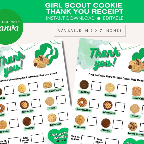 Girl Scout Cookies - Etsy