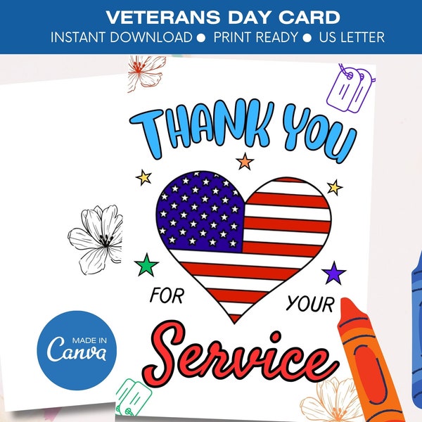 Veterans Day Cards - Etsy