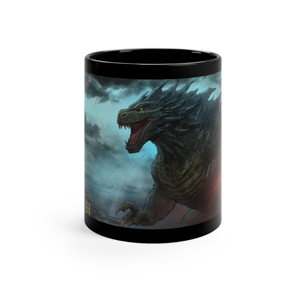 Godzilla Coffee Mug - Etsy