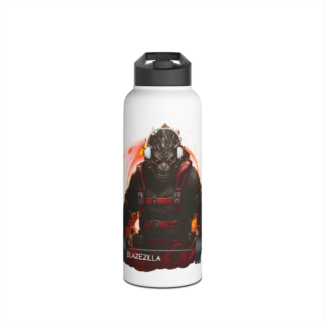 Godzilla, Monarch, Blazezilla Stainless Steel Water Bottle, Standard ...