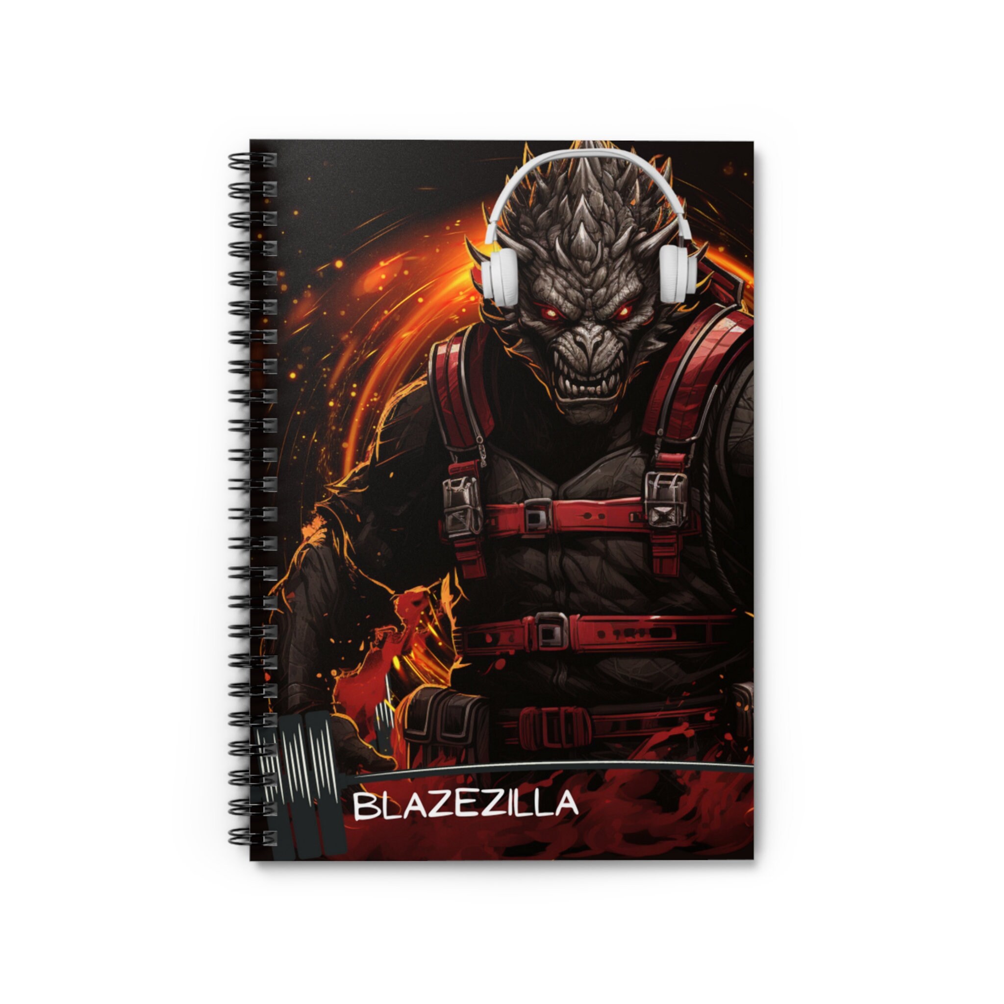 Godzilla, Monarch, Blazezilla Spiral Notebook Ruled Line, Monarch - Etsy