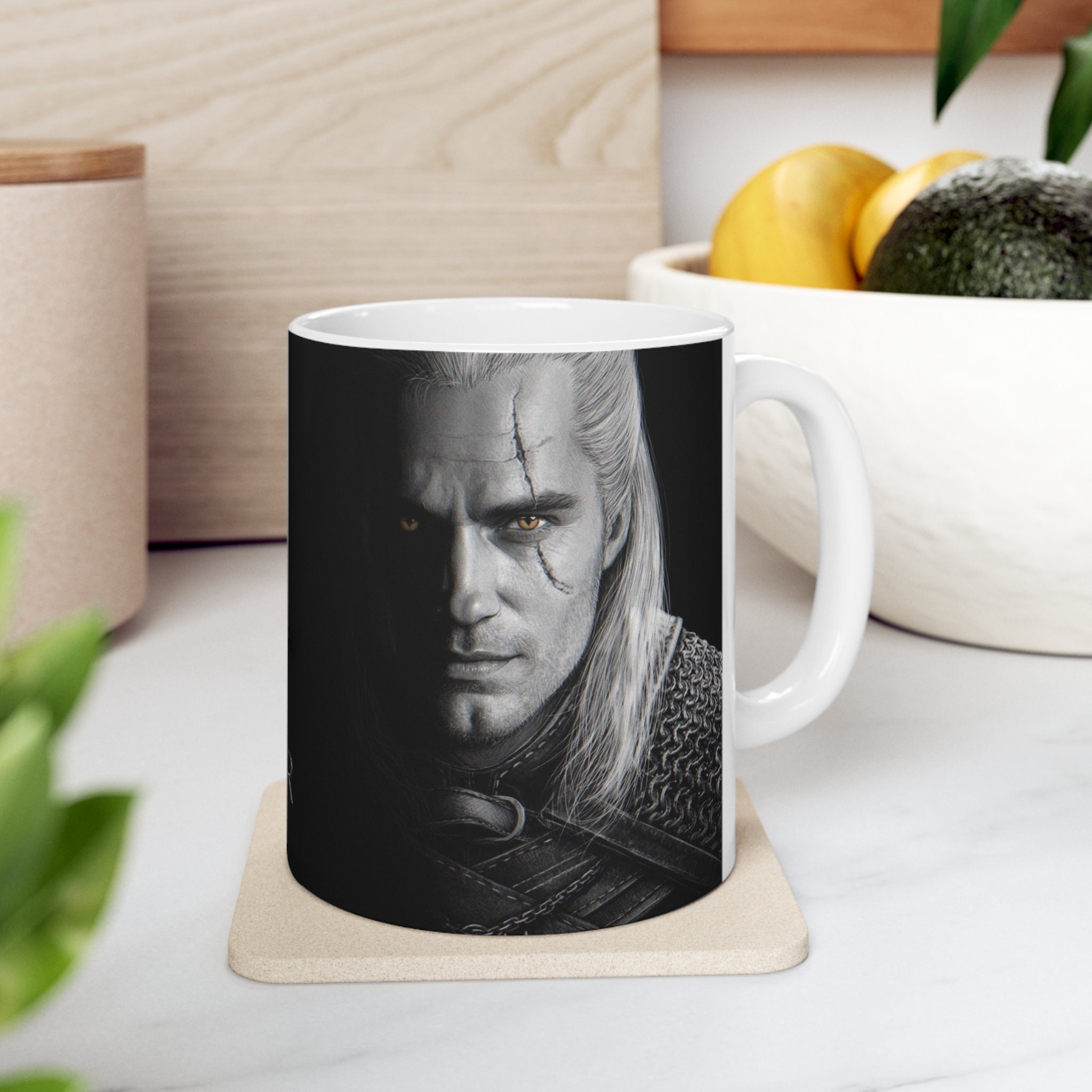 The Witcher Geralt of Rivia Henry Cavill Ceramic Mug 11oz - Etsy UK