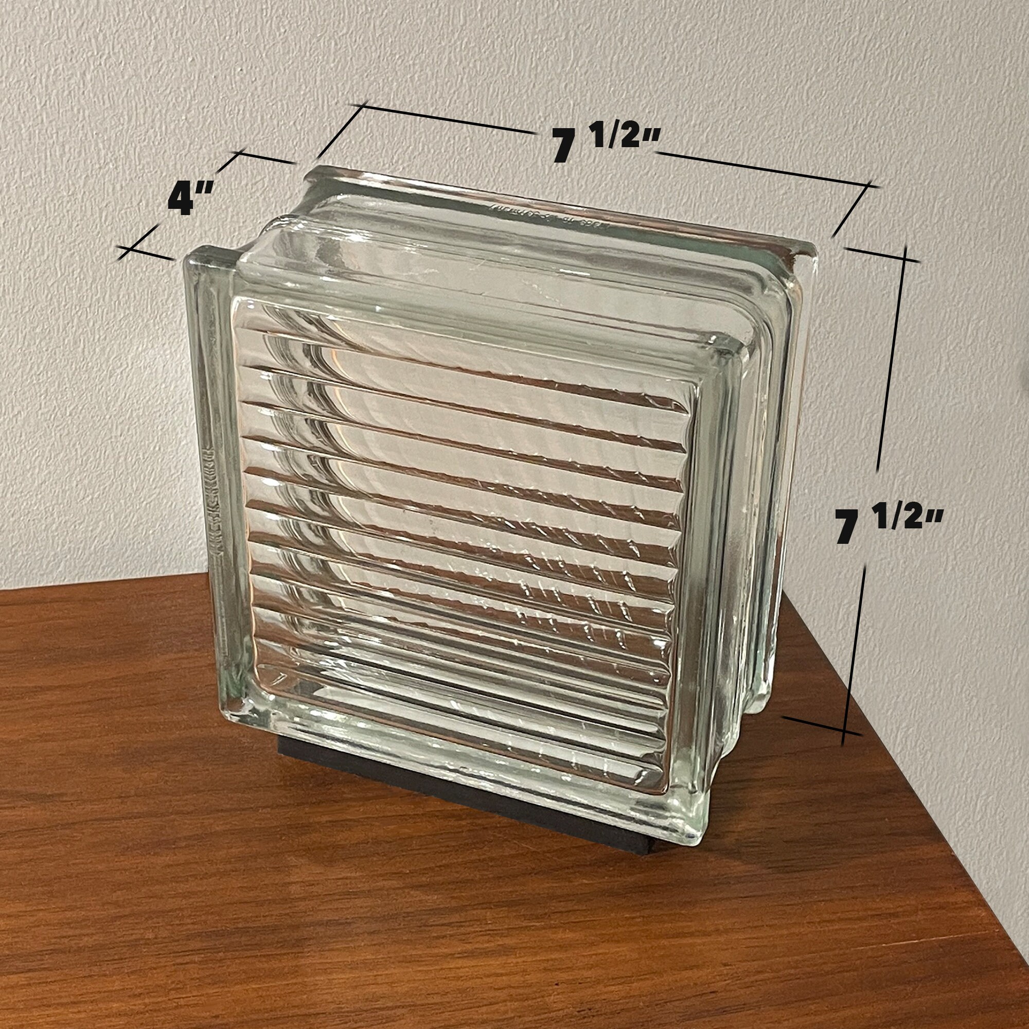 Vintage Glass LED Lamp - Etsy