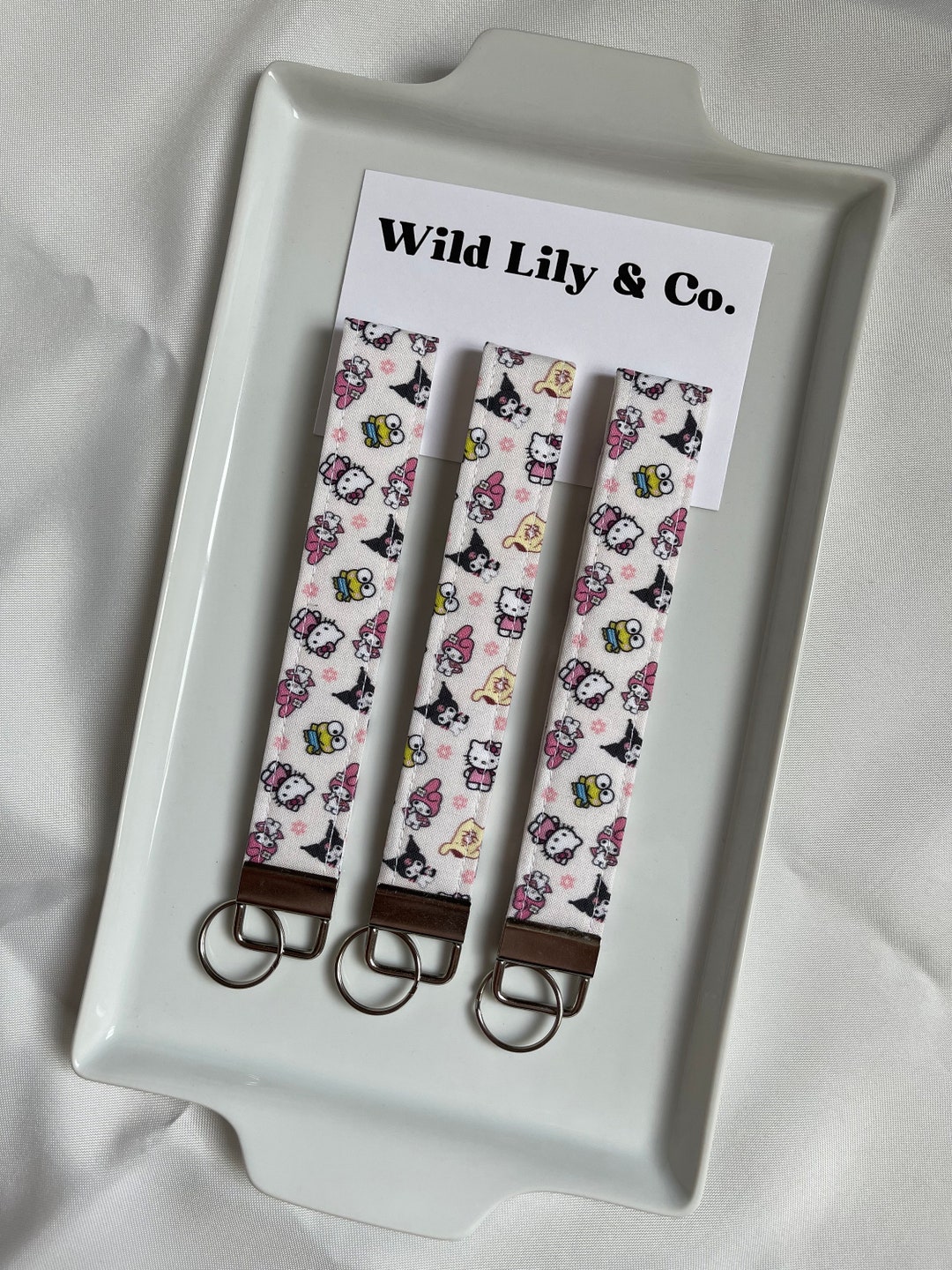NEW Key Fob - Key Chain - Key Wristlet - Hello Kitty - Key Strap - Etsy
