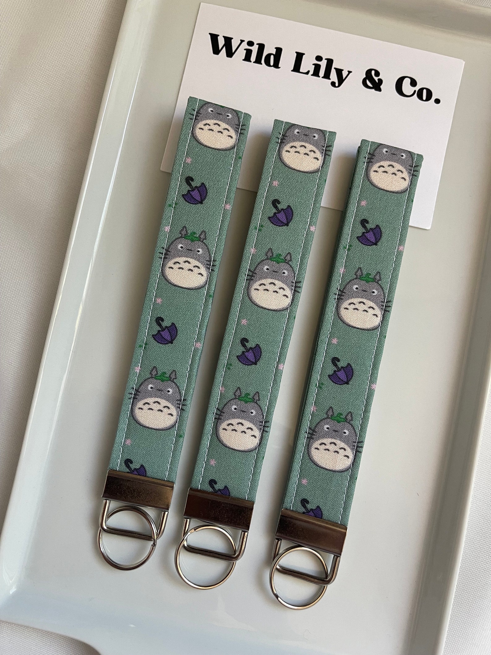 NEW Key Fob Key Chain Key Wristlet Totoro Ghibli Key Strap - Etsy