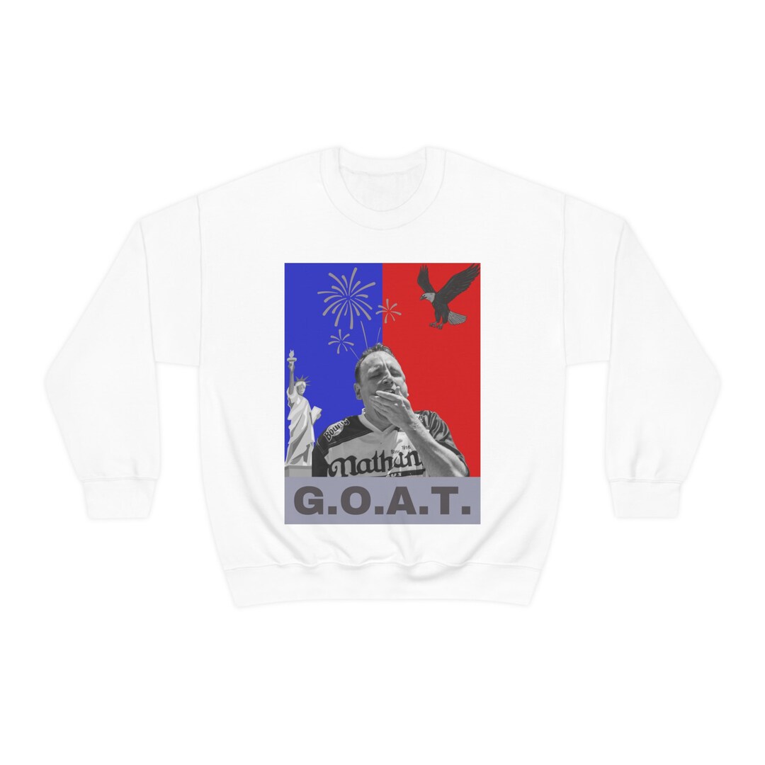 Joey Chestnut G.O.A.T Crewneck Sweatshirt - Etsy