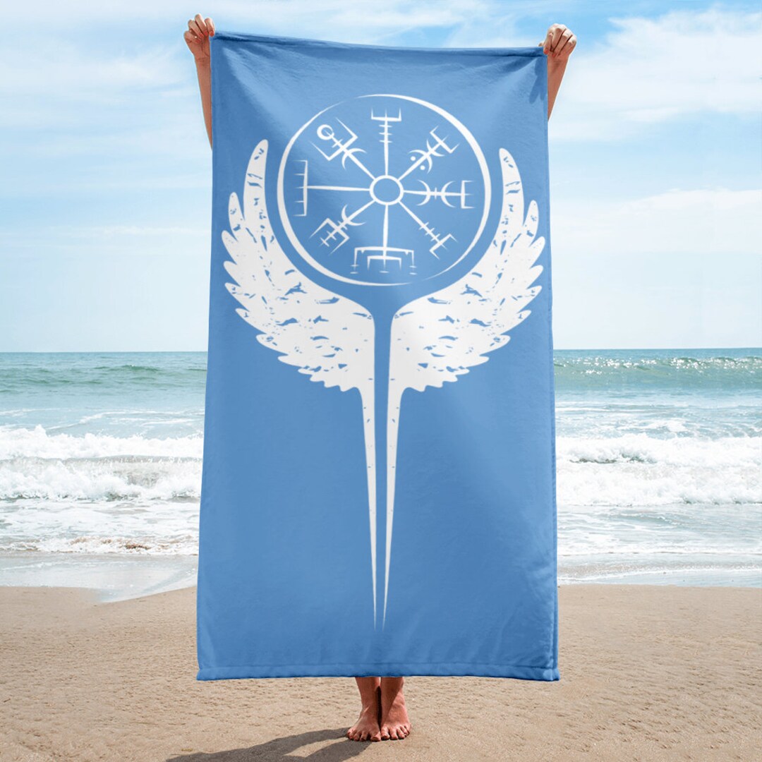 Valkyrja Beach/pool Towel, Valkyrie Shieldmaiden Viking/norse/nordic ...