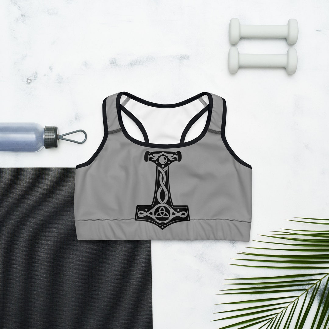 Mjölnir Sports Top Viking/norse/nordic Thor's Hammer Graphic Yoga ...