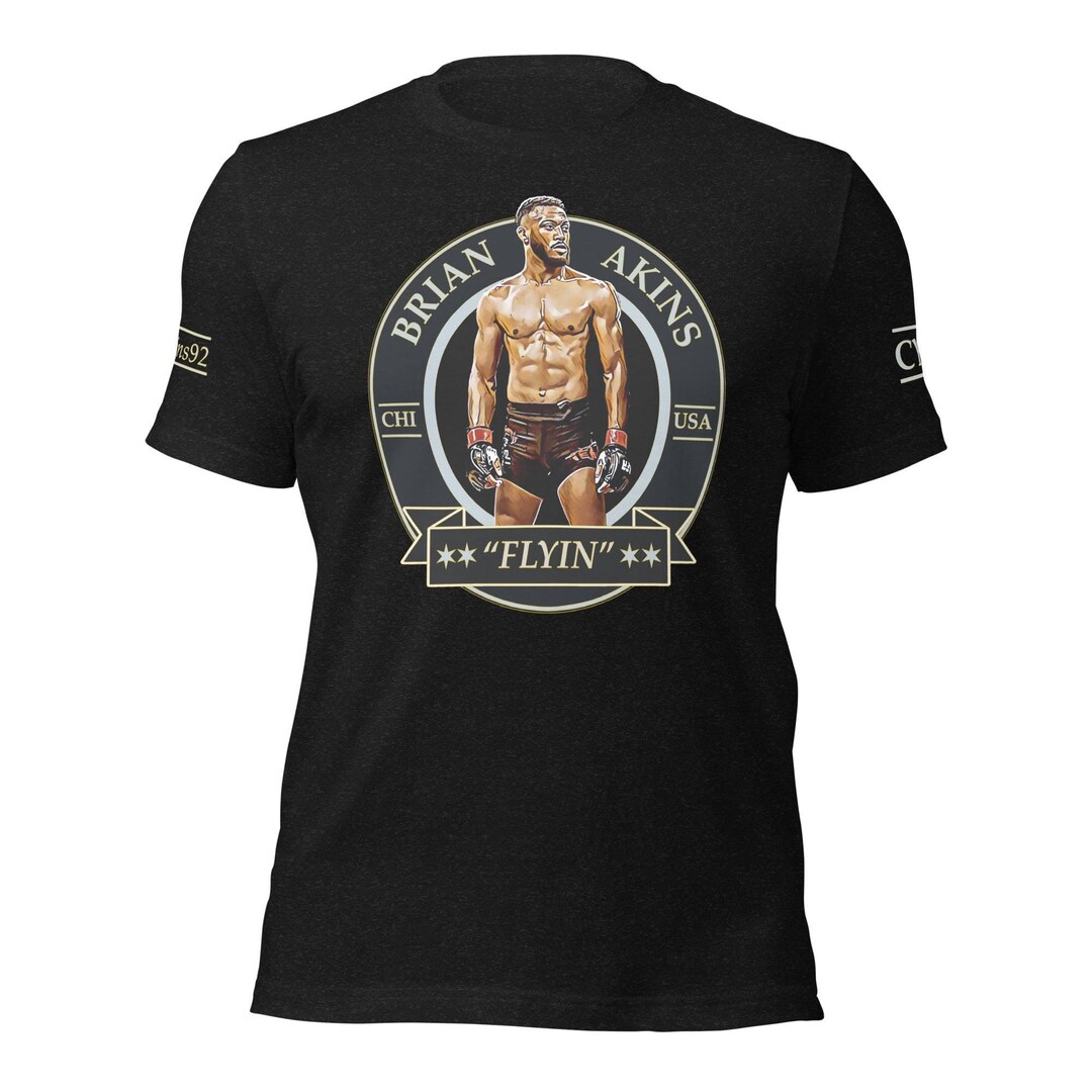 Flyin Brian Akins MMA Fighter T-shirt *official Partnership* - Etsy