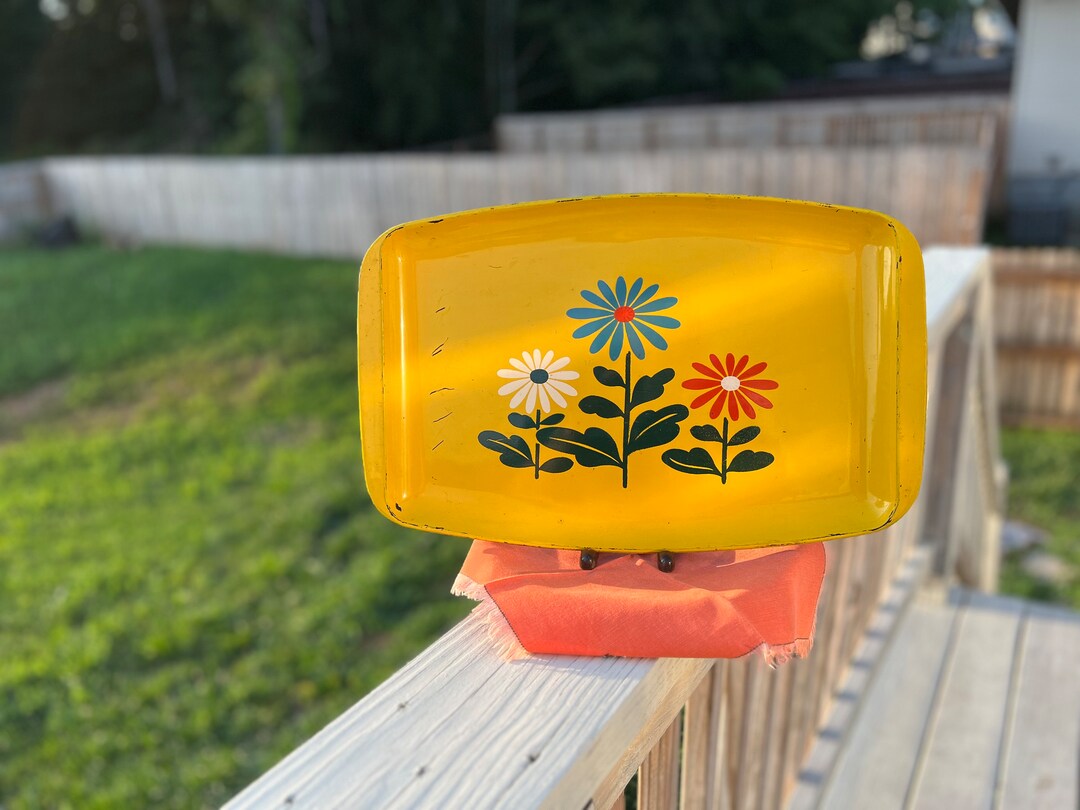 Tray Chic - Vintage Daisy Tray - Etsy