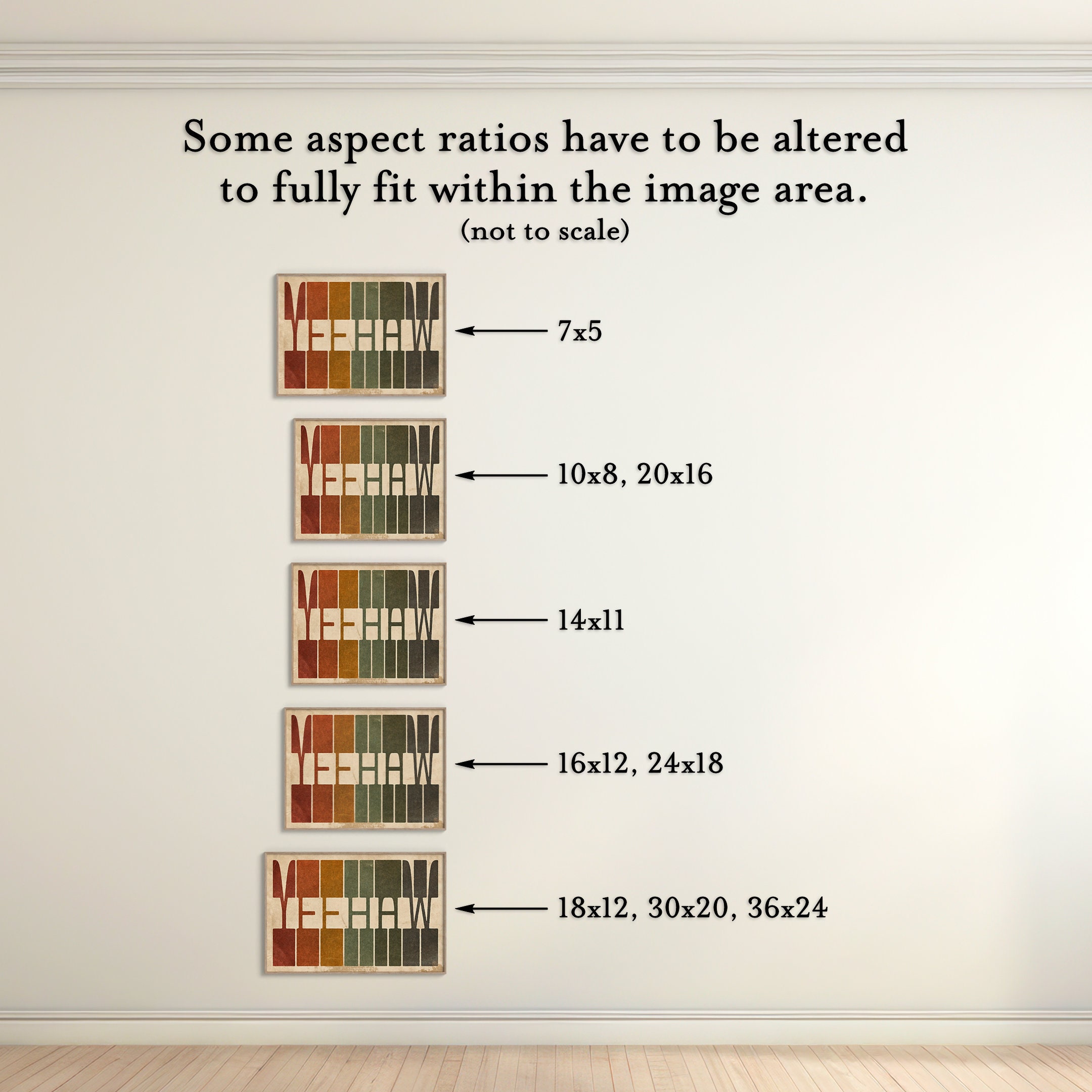 Instant Digital Download Yeehaw Typography Print, Western Rustic Wall ...