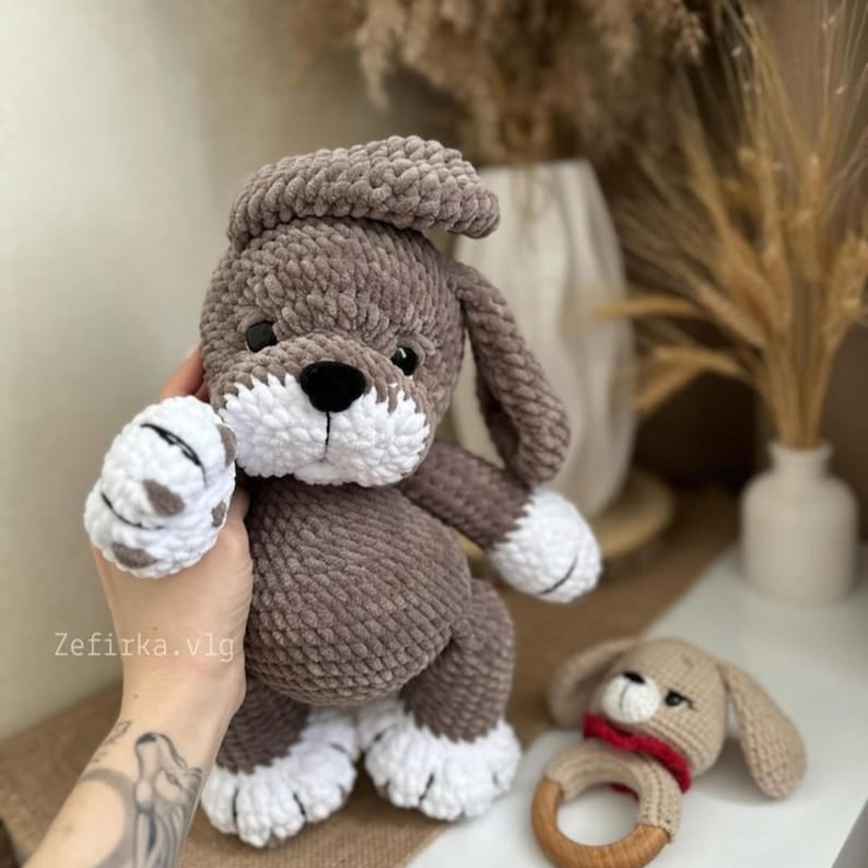 Puppy Spaniel Dog Crochet Pattern: Easy Amigurumi Plush Toy (PDF ...