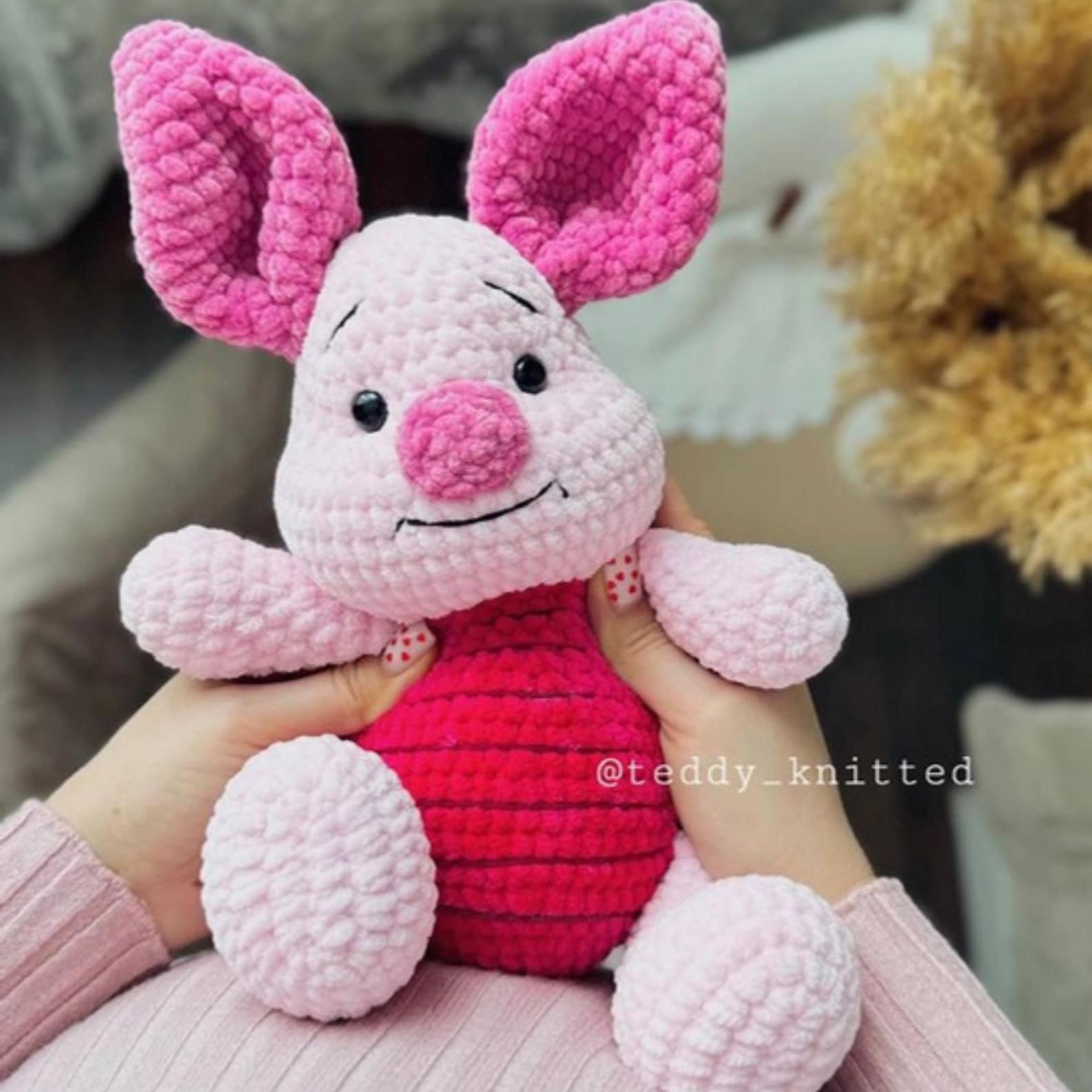 5-in-1 Winnie the Pooh, Piglet, Donkey, Little Roo, Tiger Crochet ...