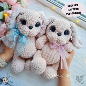 Dog Crochet Pattern, Amigurumi Dog, Woof Woof Dog Crochet Pattern ...