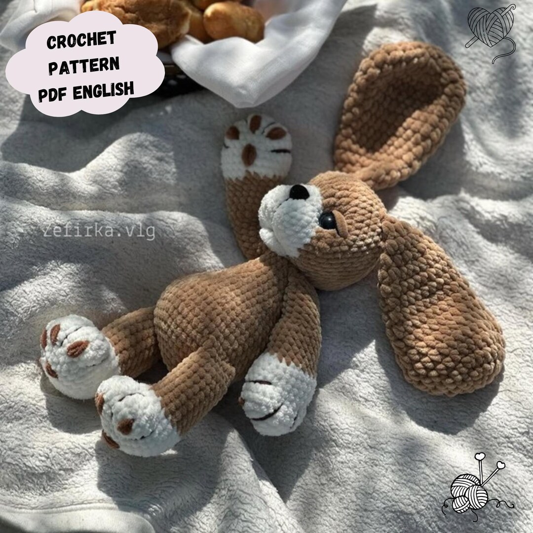 Dog Crochet Pattern, Puppy Spaniel Crochet Pattern, Amigurumi Puppy ...