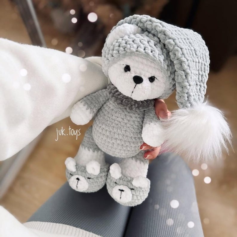 Willy the Teddy Bear Crochet Pattern, Plush Animal Amigurumi Toy (PDF ...