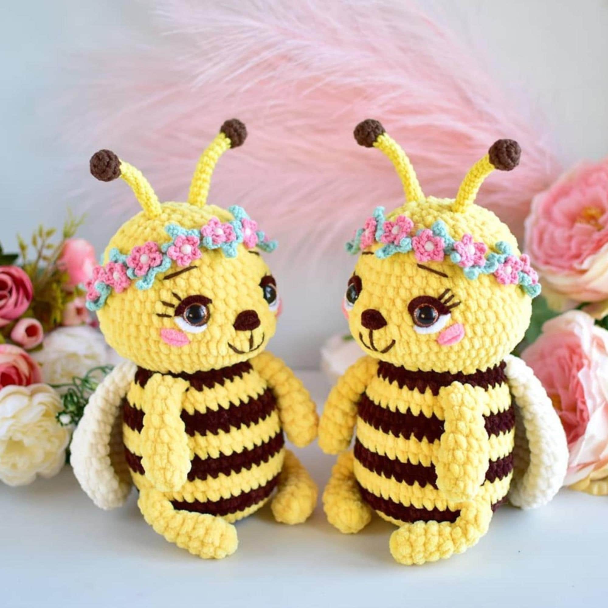 Bee Amigurumi Crochet Pattern: Zhuzha Bumblebee Toy (PDF Pattern ...