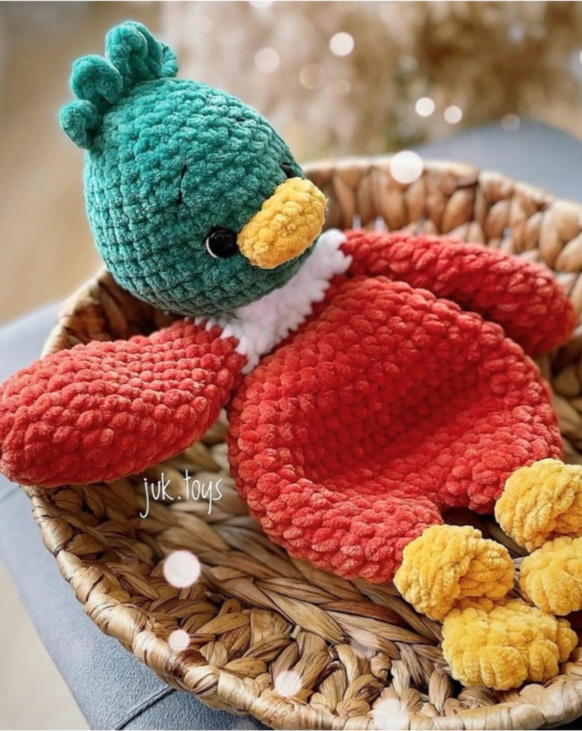 Duck Crochet Pattern: Amigurumi Plush Duckling & Goose (PDF Pattern ...