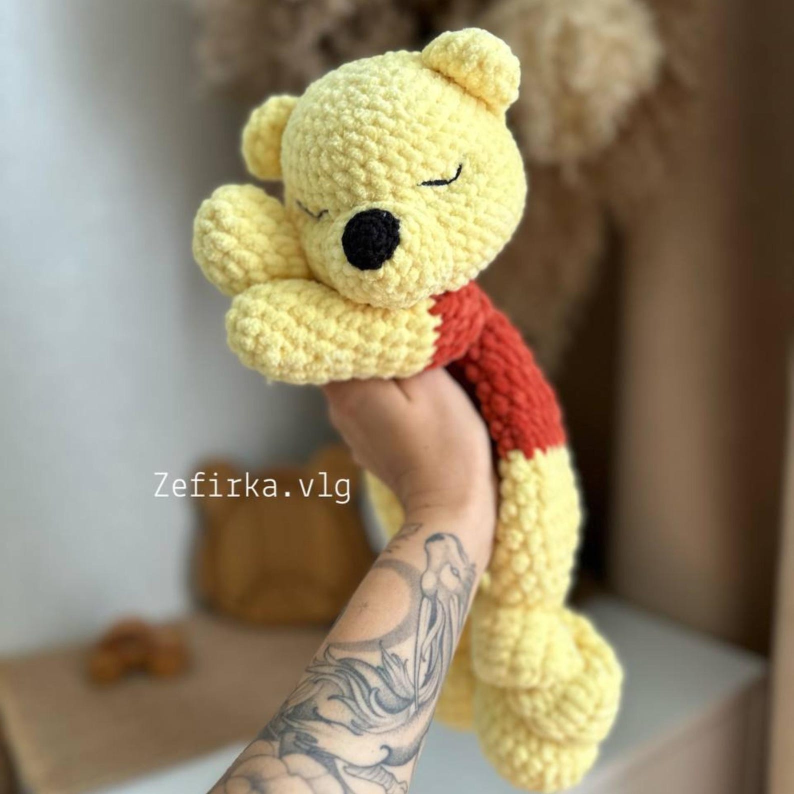 4 in 1 Winnie the Pooh, Piglet, Donkey, Tiger Crochet Pattern Amigurumi ...