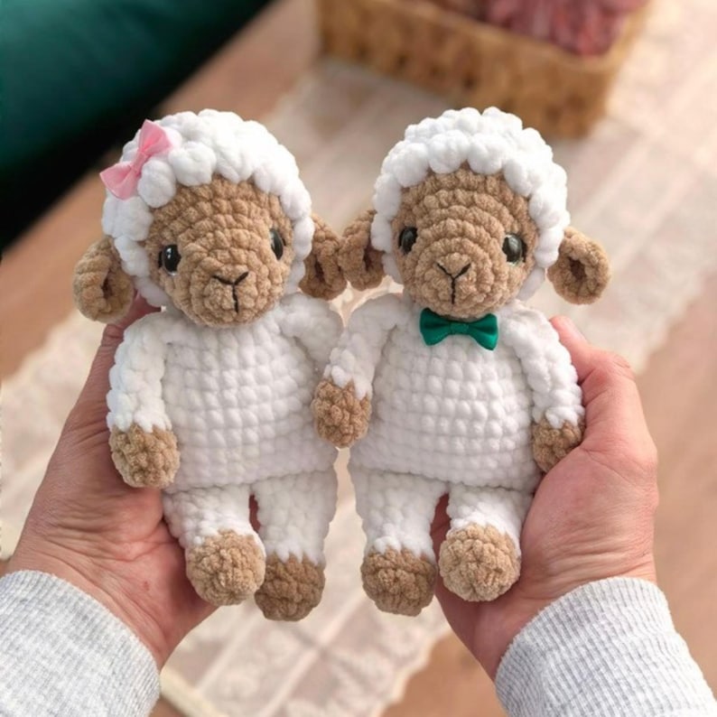 Sheep Crochet Pattern: Amigurumi Toy, Plush Animal (PDF Pattern English ...
