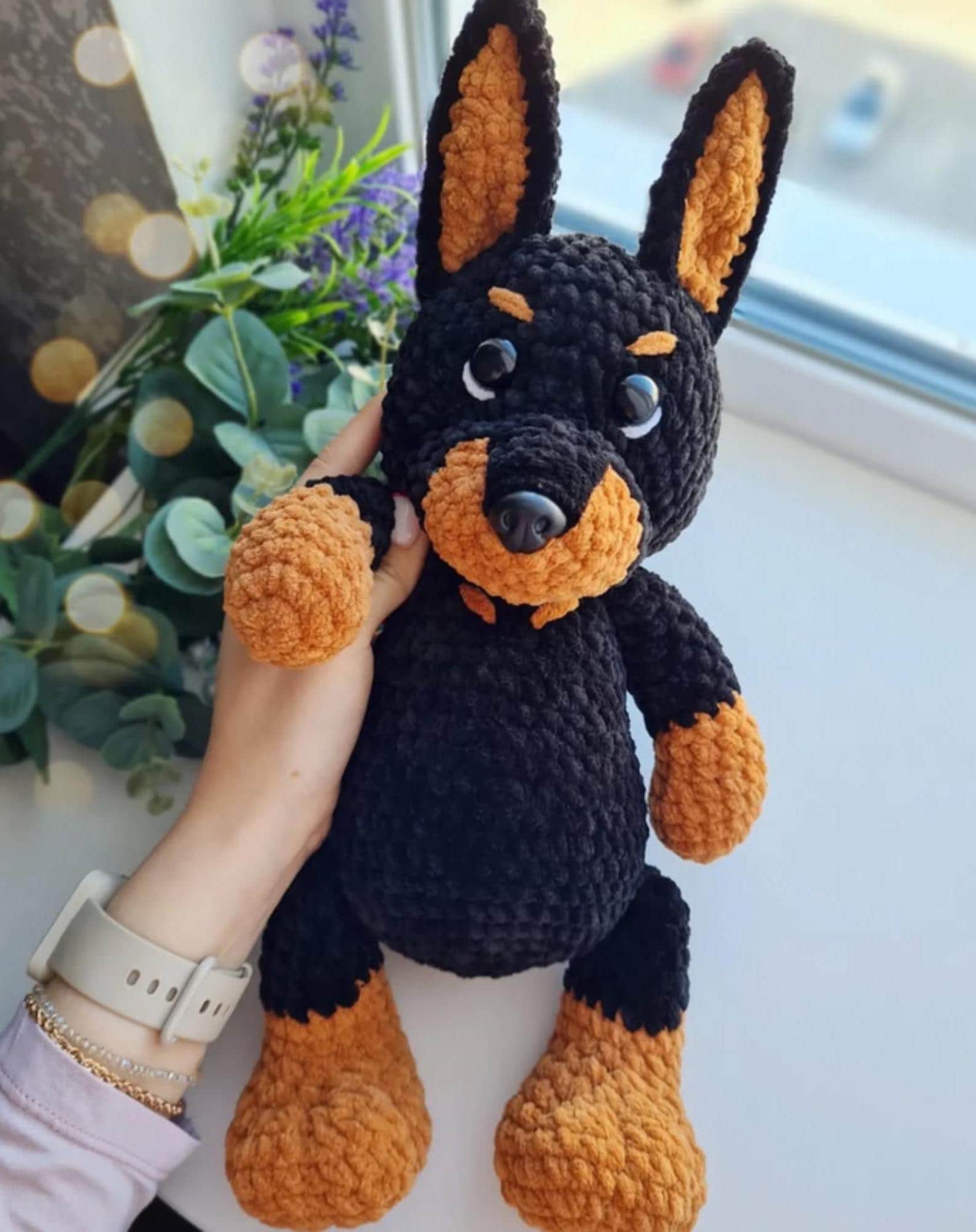 Doberman Dog Crochet Pattern: Amigurumi Plush Toy (PDF Pattern English ...