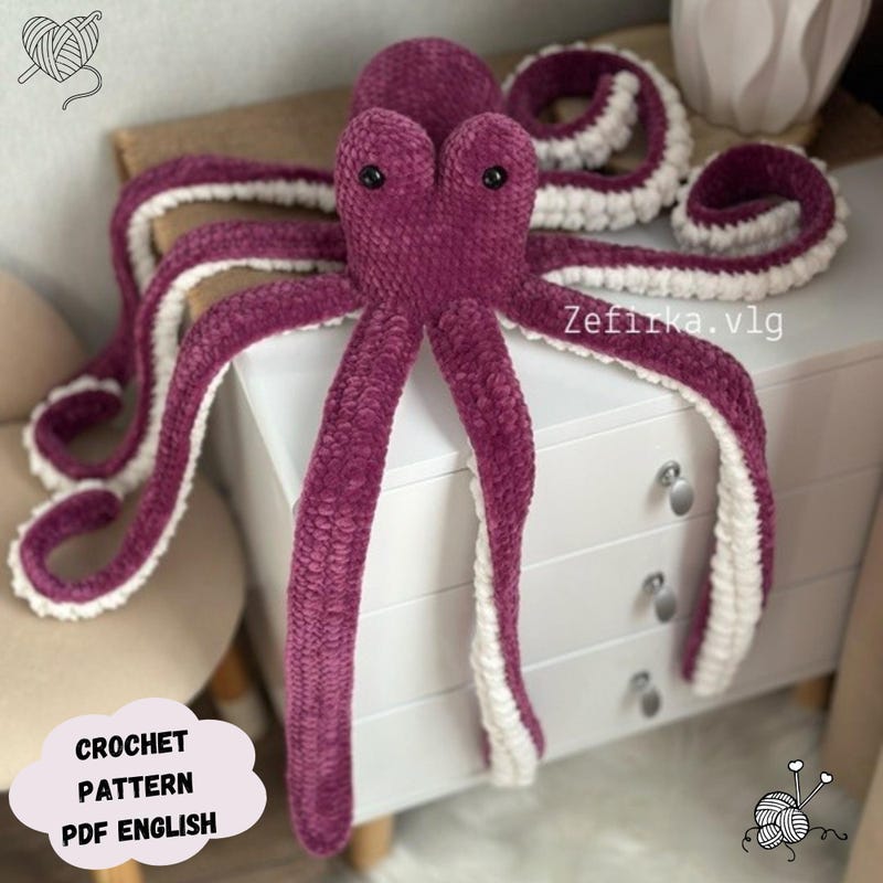 Giant Octopus Crochet Pattern - Etsy