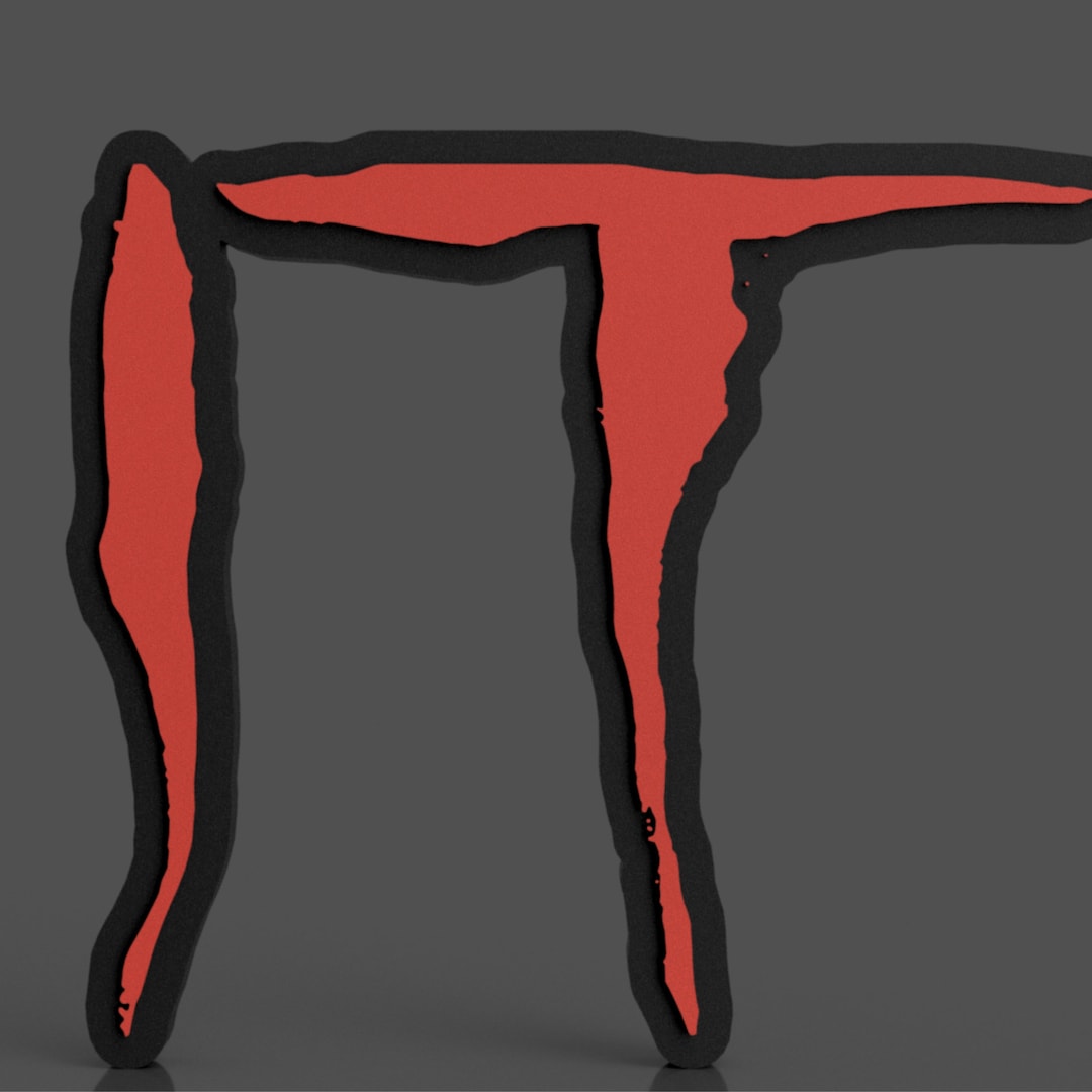 3D Printed IT Movie Logo Desk Sign Essential Decor for Stephen King ...