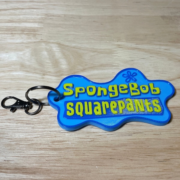 Spongebob Keychain - Etsy
