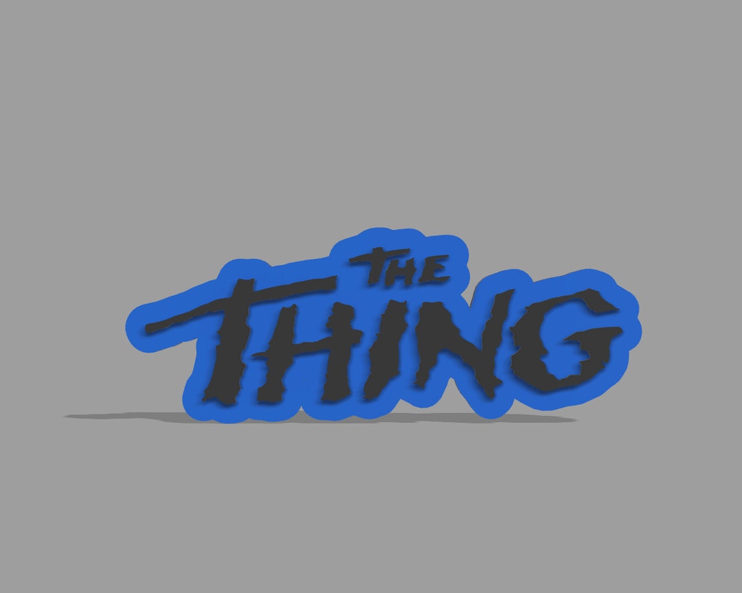 The Thing Logo 3D Printed Desk Decor Perfect Office Decor and Gift for ...